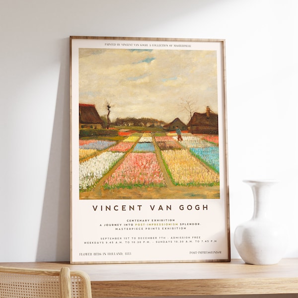 Vintage Van Gogh Museum Poster - Etsy