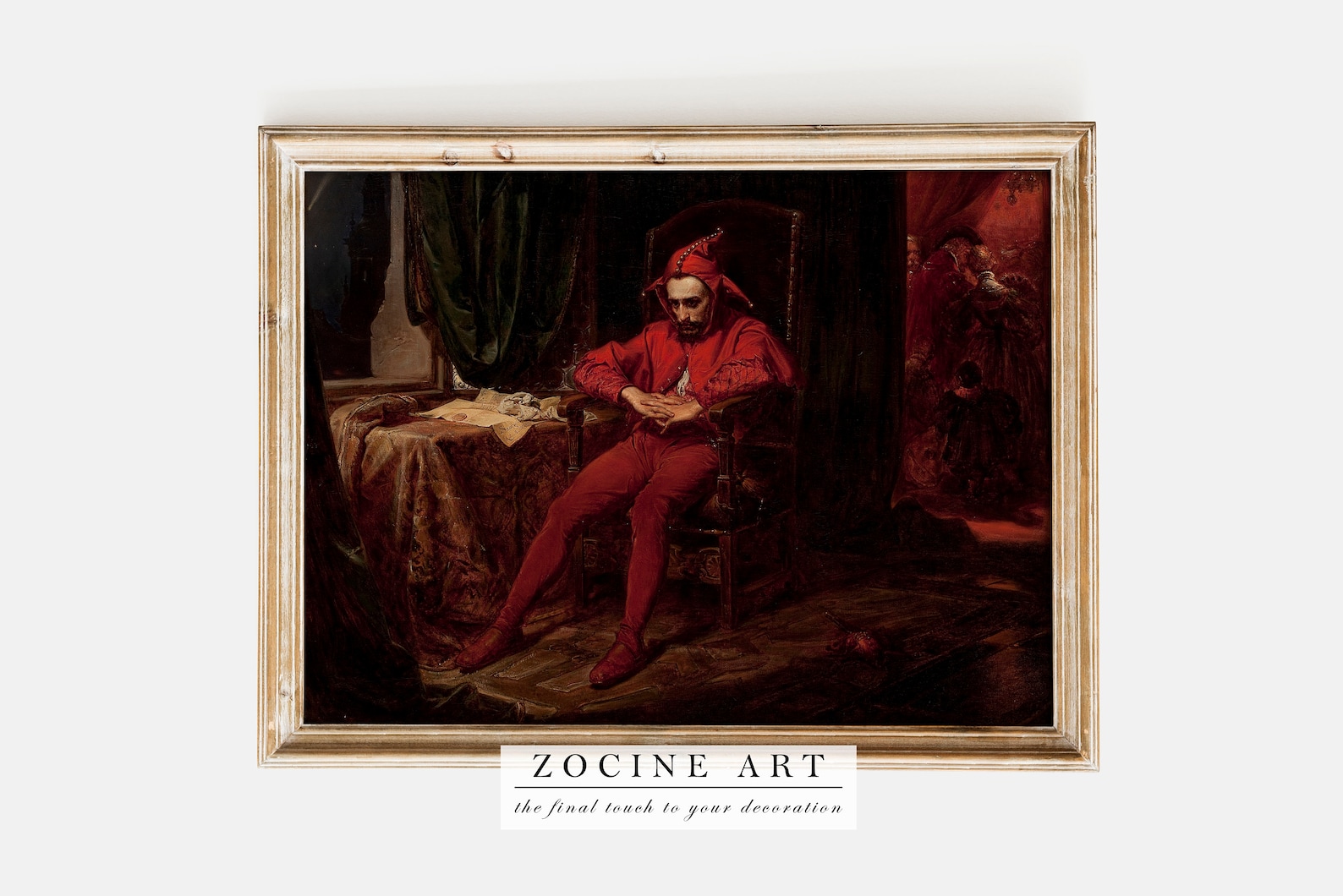 Jan Matejko - Stanczyk During a Ball at the Court of Queen Bona (1862 ...