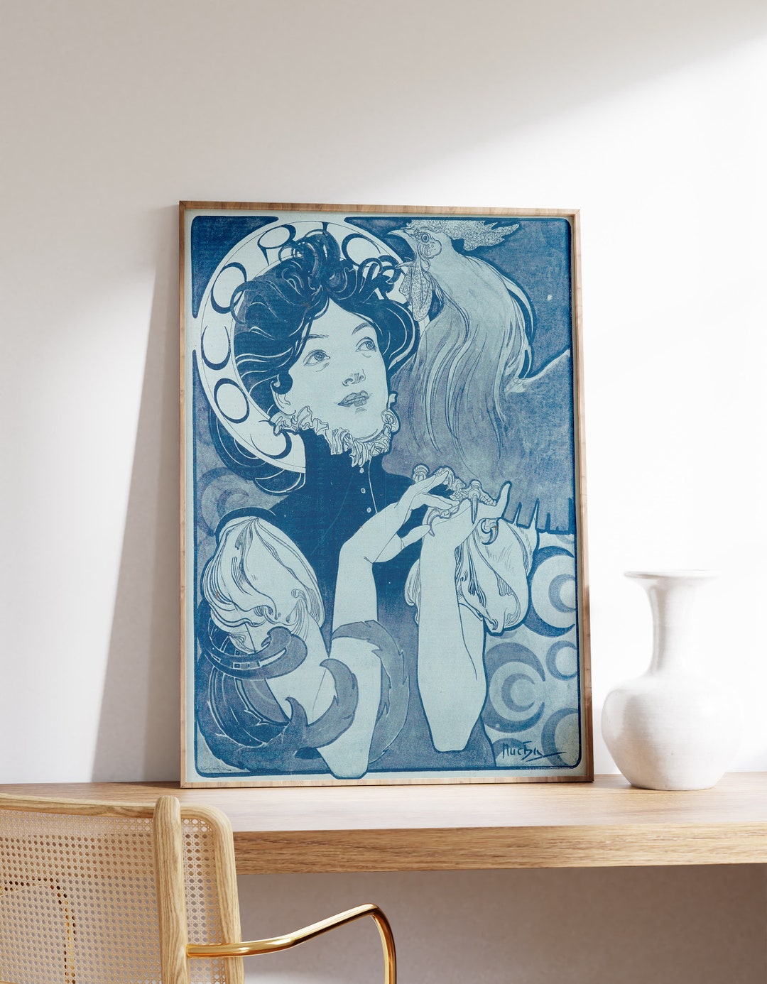 Alphonse Mucha Prints Cocorico Art Nouveau Posters Mid - Etsy UK
