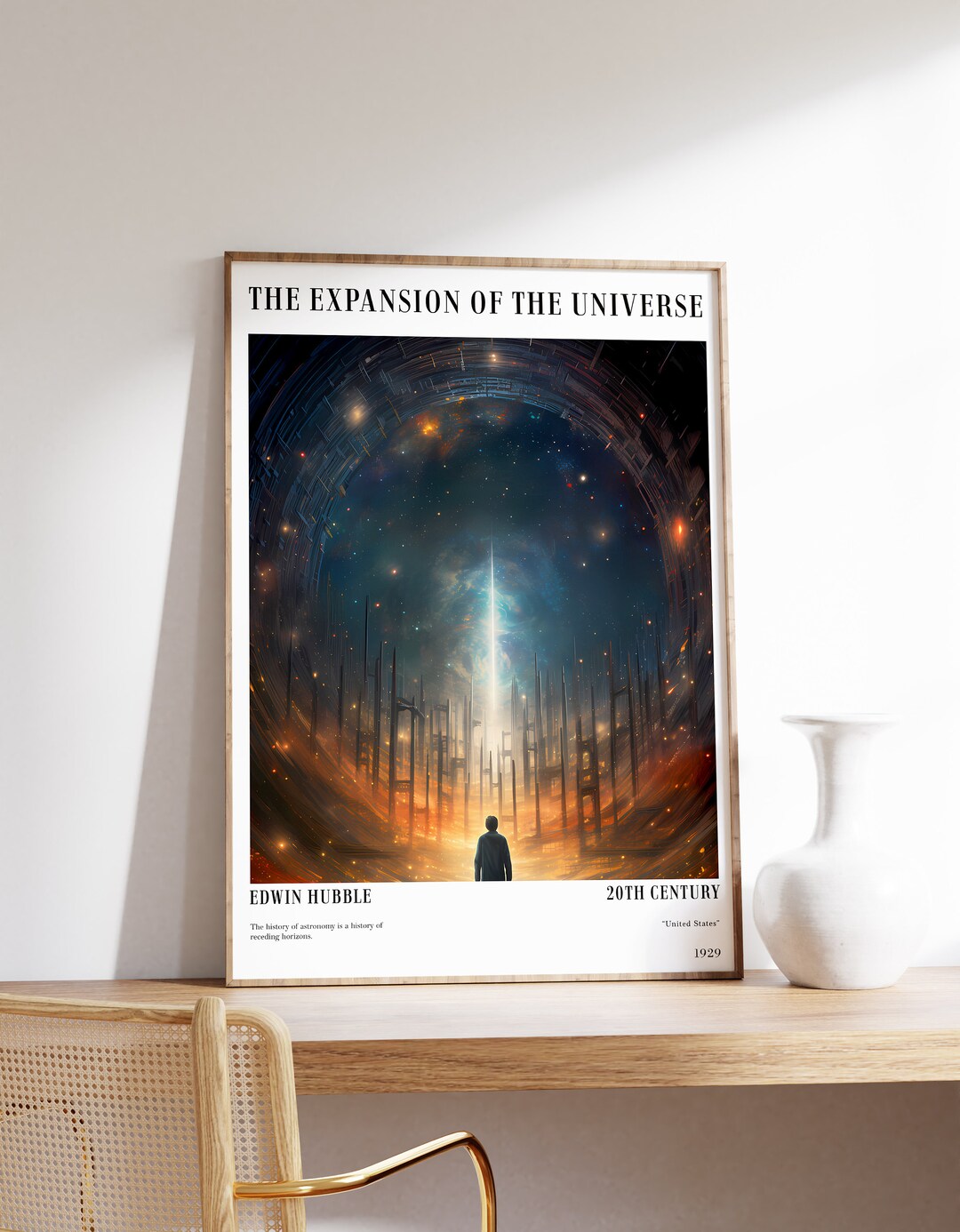Science Wall Art | the Expansion of the Universe | Antique Science ...