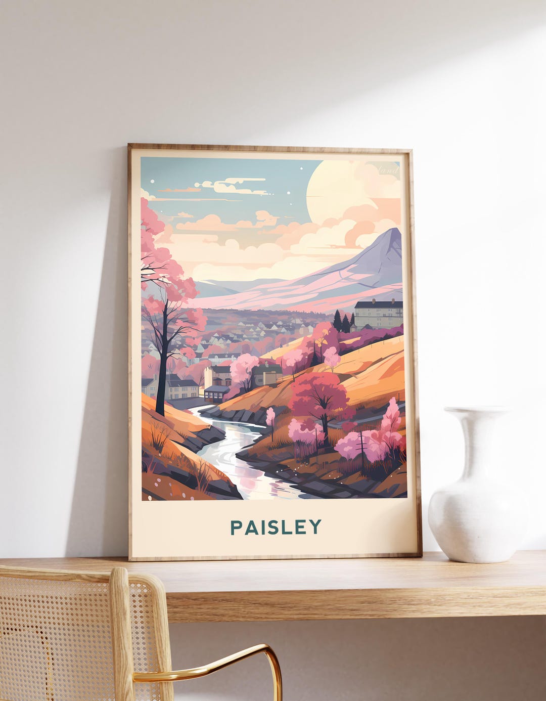 Paisley Wall Art | Paisley Travel Print | Paisley Decor | Scotland ...