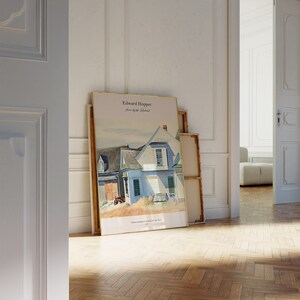 Edward Hopper - House on Pamet River | Farmhouse Decor Poster | Mid ...