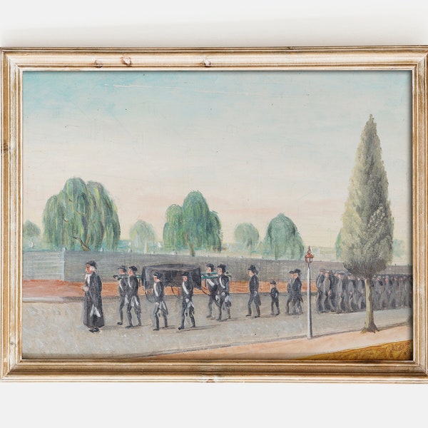 Funeral Procession Painting - Etsy