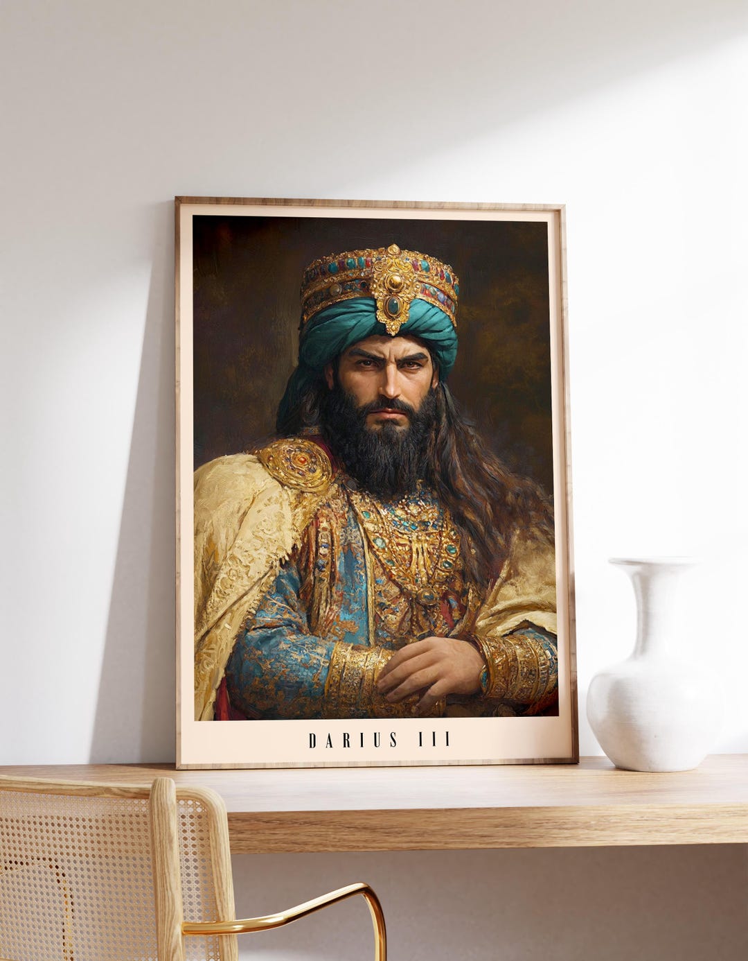 Darius III (persian King) Print | Vintage Painting | Historical Decor ...
