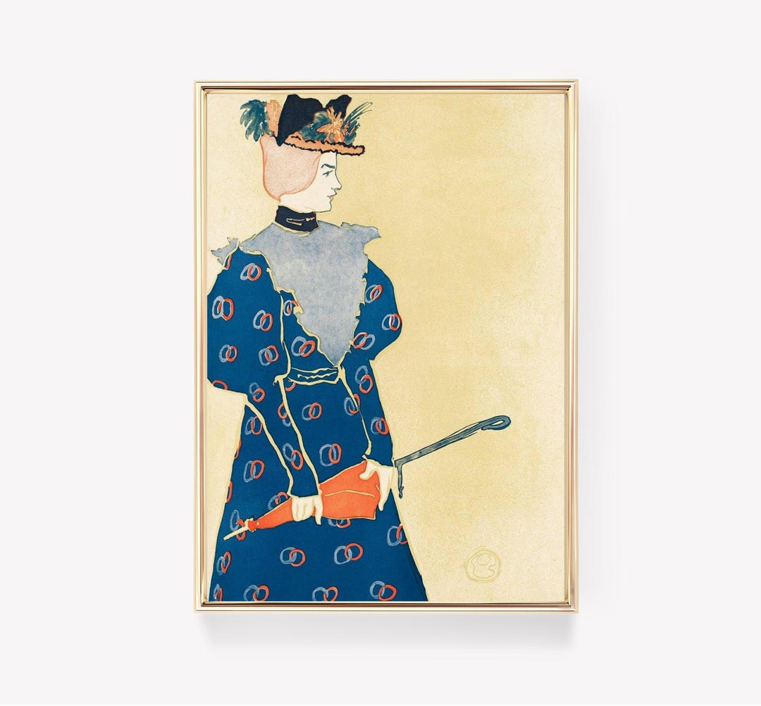 Henri De Toulouse-lautrec | La Modiste Painting | Vintage Art Print ...