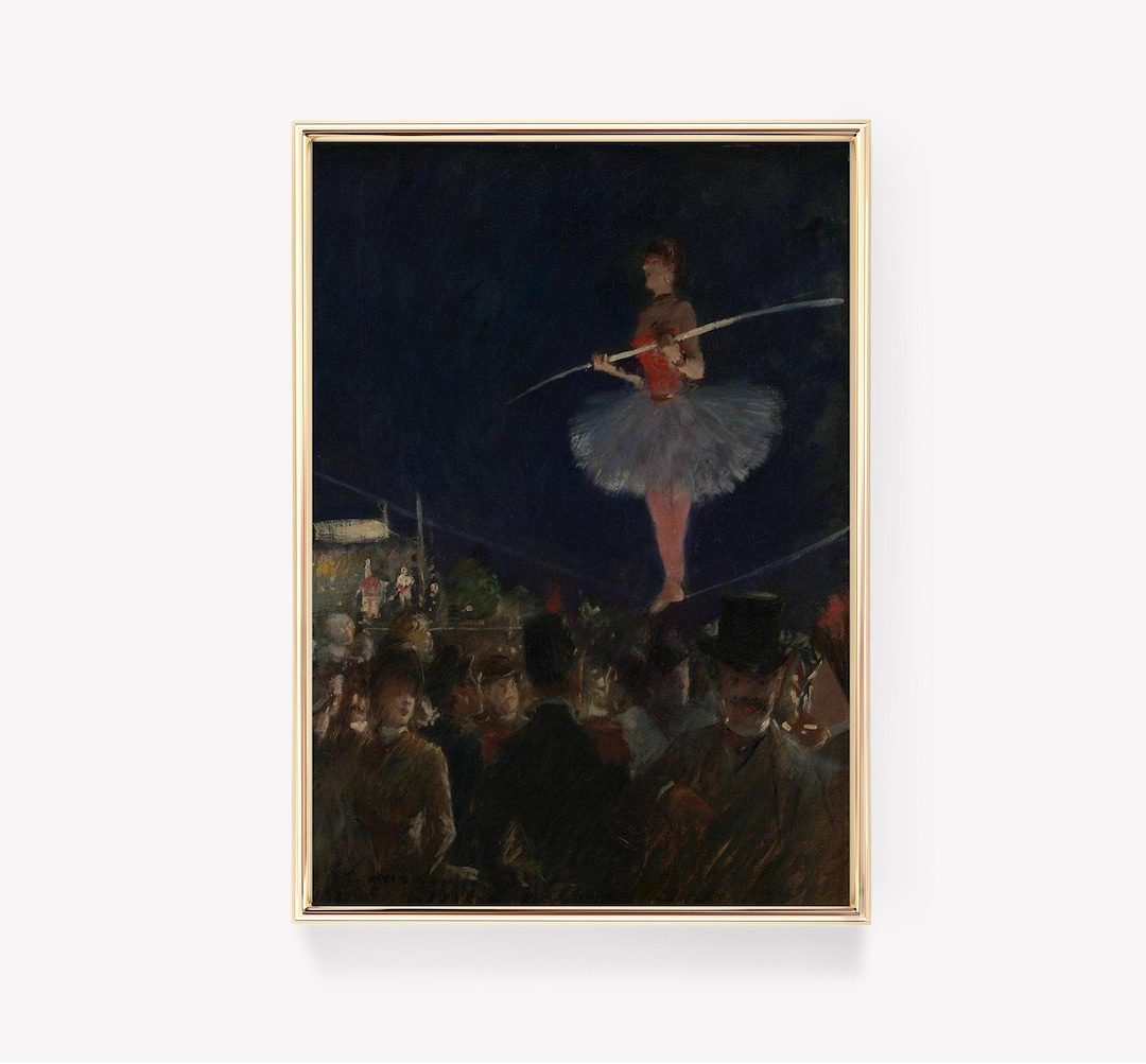 Edgar Degas Poster | Miss La La Print | Cirque Fernando Art | Vintage ...