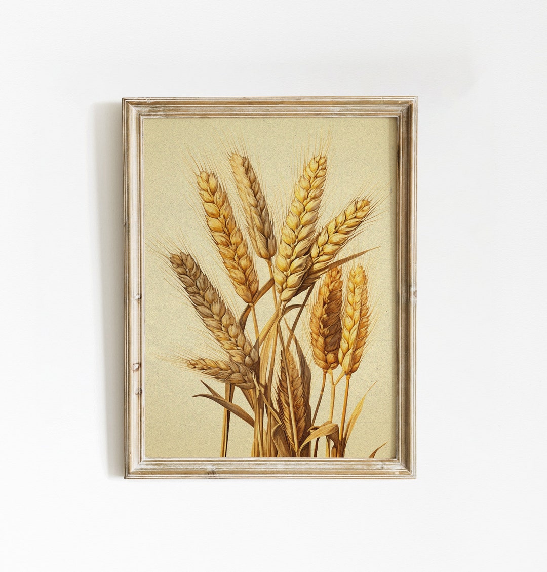Wheat Wall Decor Modern Farmhouse Decor Wheat Illustration Wheat Cereal ...