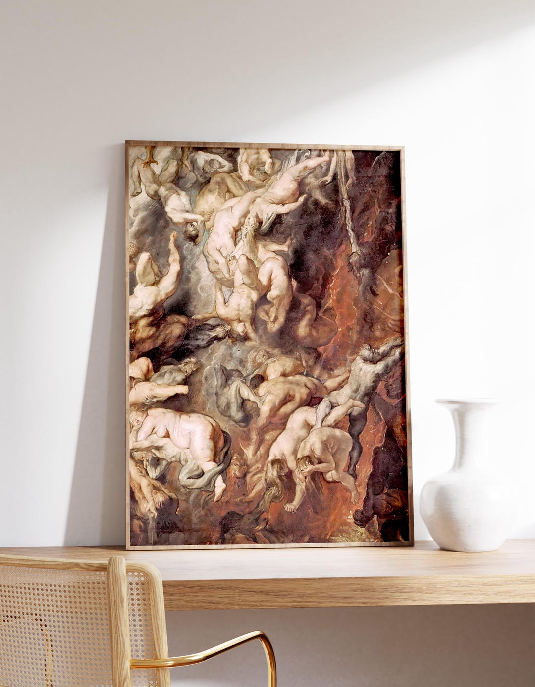 Peter Paul Rubens - the Fall of the Dammed (1620) - Deatiled Art Print ...