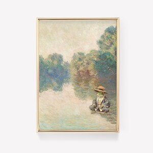 Claude Monet Frog Art Print the Seine at Giverny Claude Monet Poster ...