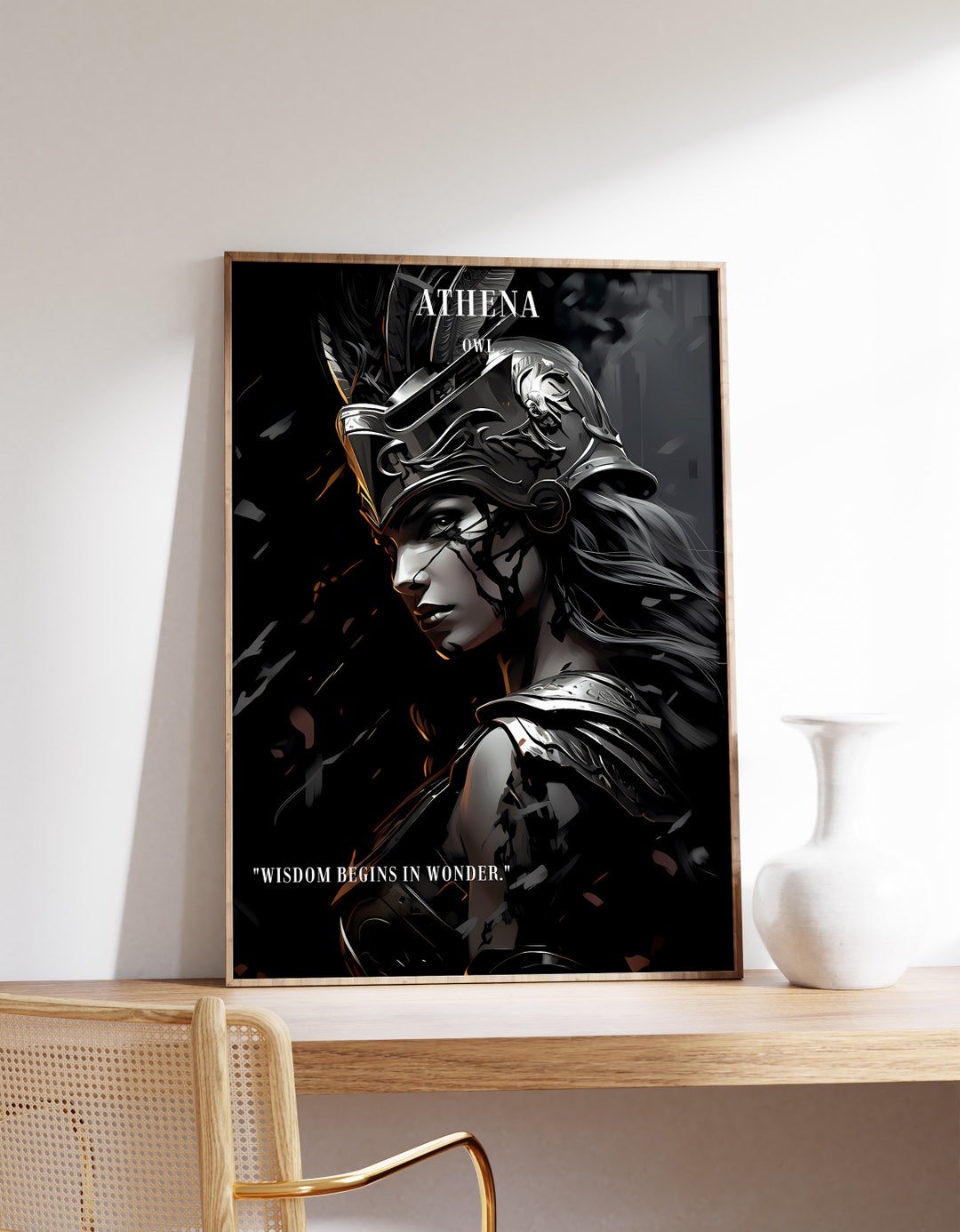 Athena Print | Athena | Vintage Wall Art | Vintage Poster | Exhibition ...