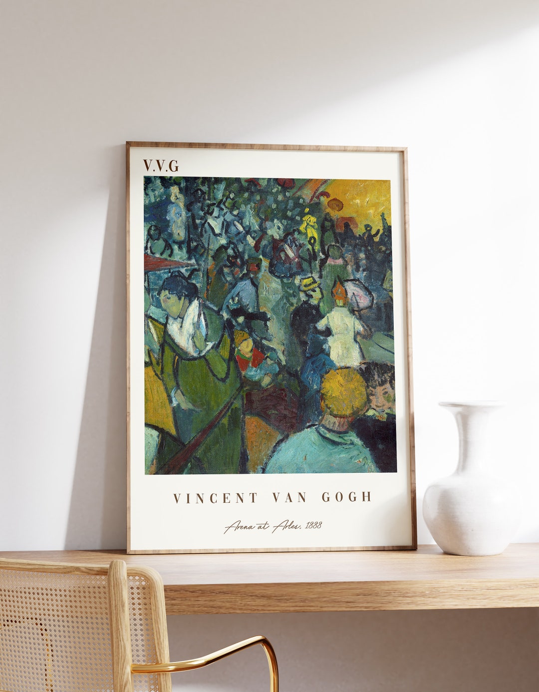 Van Gogh Poster | Arena at Arles | Exhibition Poster | Van Gogh ...