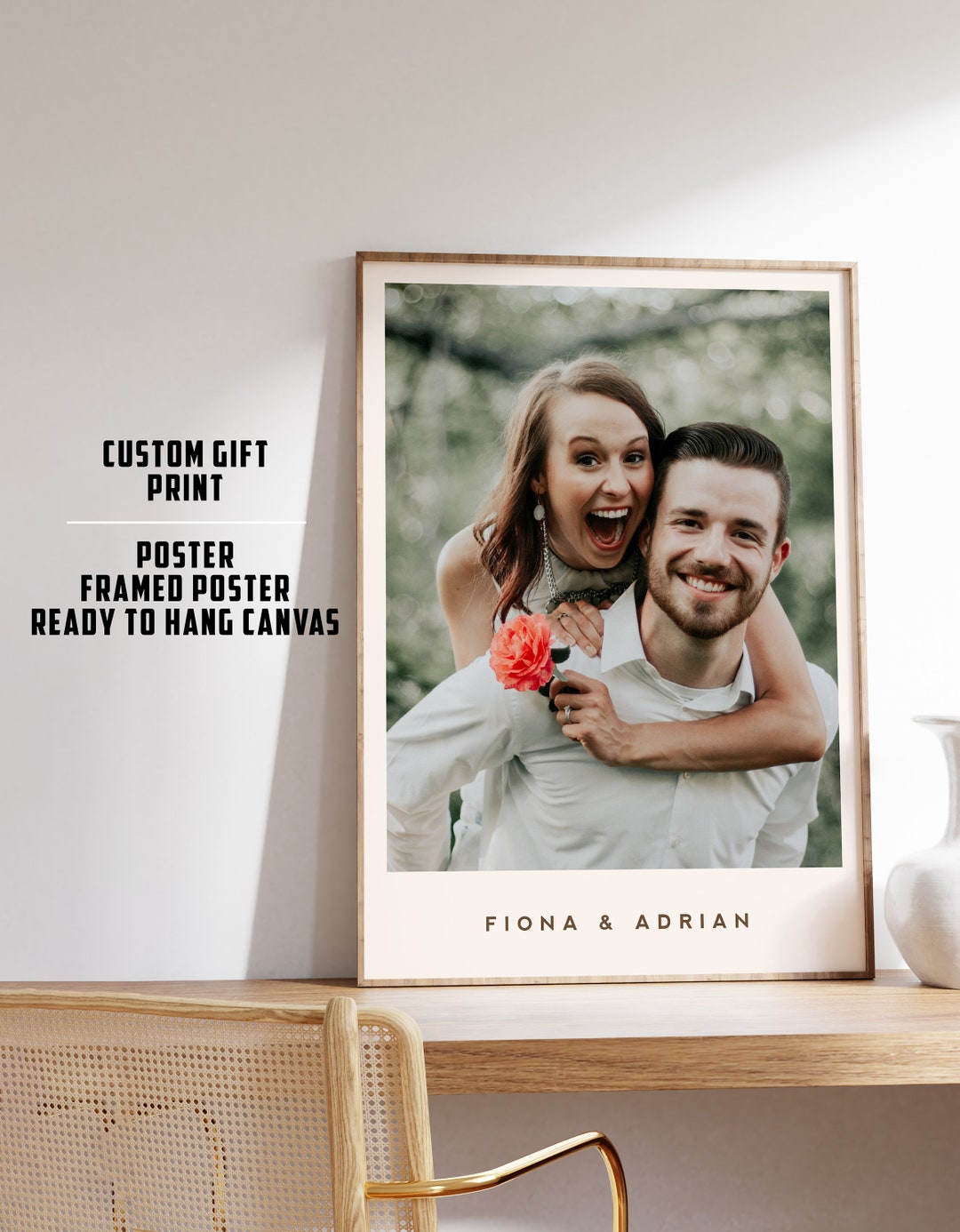 Custom Couple Print | Custom Photo Print | Custom Lover Print ...