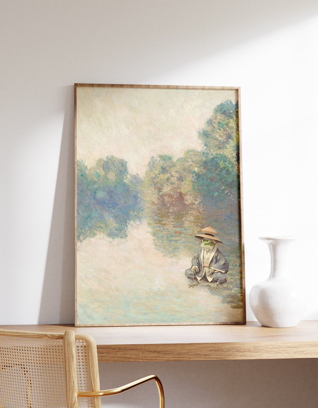 Claude Monet Frog Art Print | the Seine at Giverny | Claude Monet ...