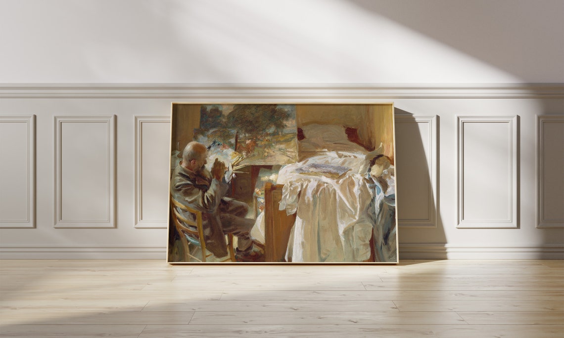 John Singer Sargent an Artist in His Studio 1904 Vintage - Etsy