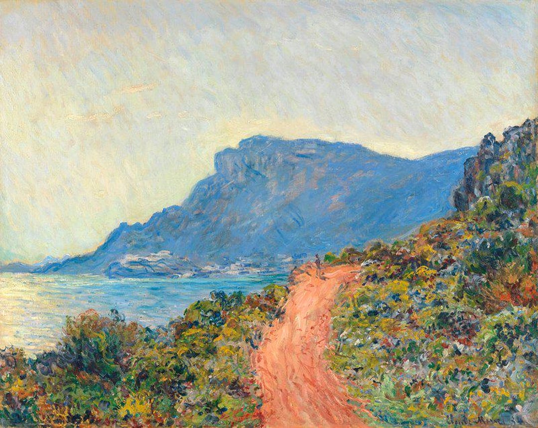 Claude Monet | Path on the Island | Saint Martin | Vetheuil Print ...