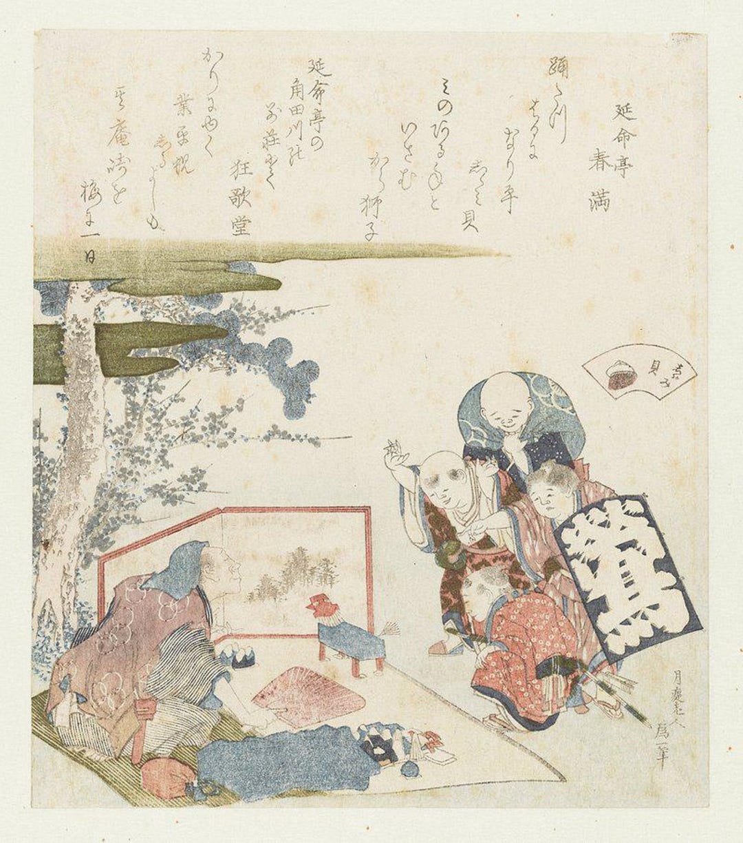 Utagawa Kuniyoshi Art | Sumo Wrestlers Print | Ehon Kiyū-gun | Scroll ...