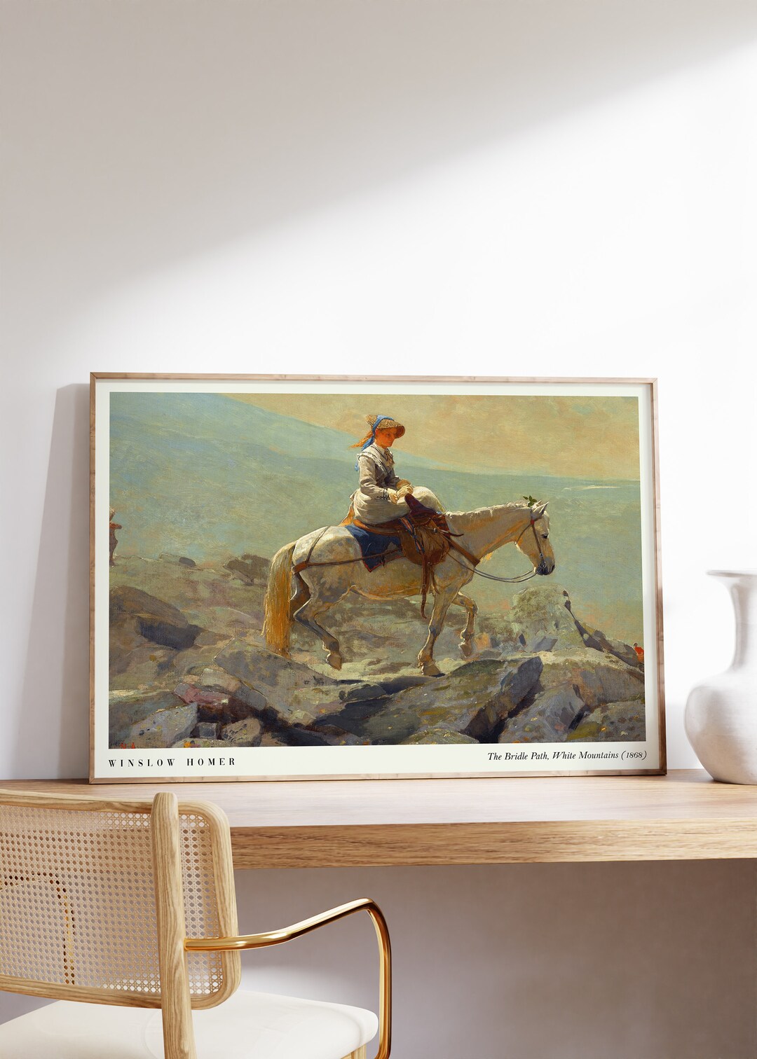 Winslow Homer Art Print | the Bridle Path, White Mountains (1868 ...