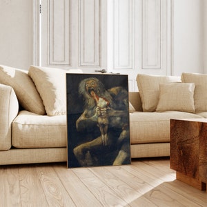 Francisco Goya - Saturn Devouring His Son (1823) - Gothic Painting ...