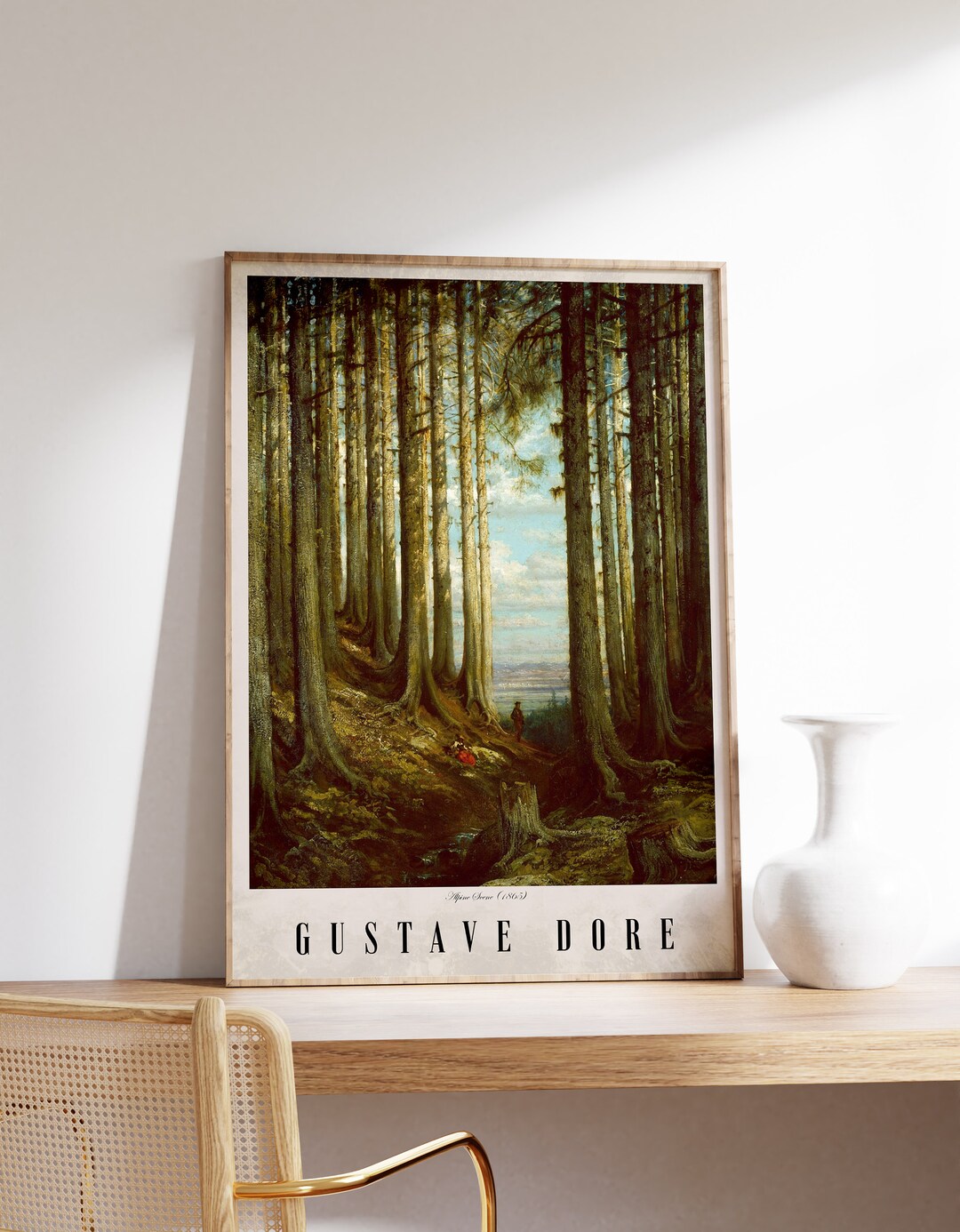 Gustave Dore Prints | Alpine Scene (1865) | Gothic Decor | Devil Art ...