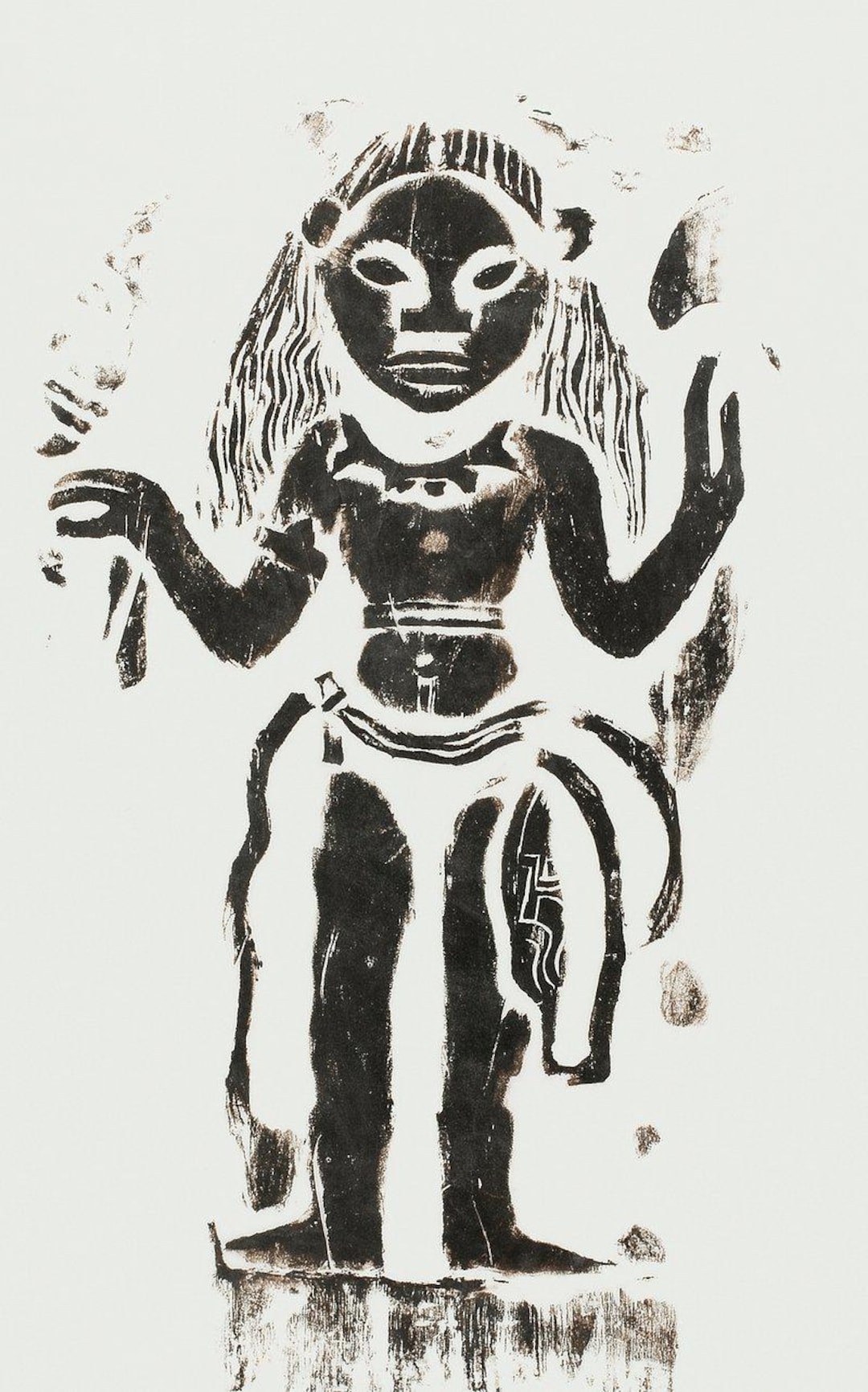 Eskimo Shaman | Inuit Healer Art | Shamanistic Design | Arctic Culture ...