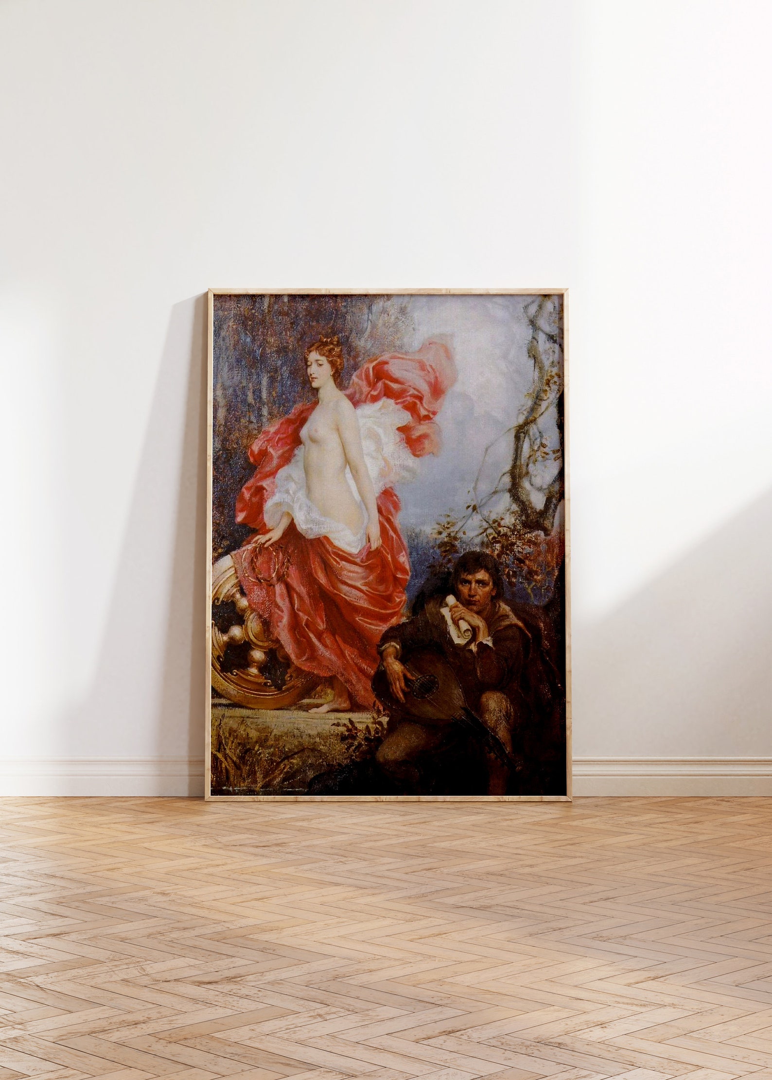 Art and the Jade by Herbert James Draper | Vintage Painting Print ...