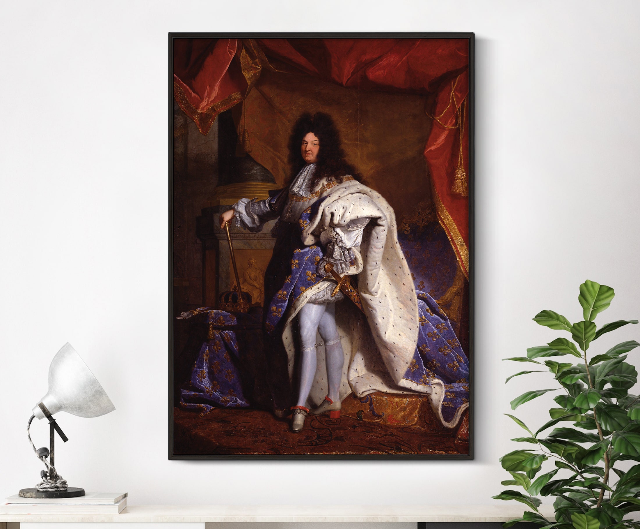 Hyacinthe Rigaud Portrait of Louis XIV 1701 Poster - Etsy