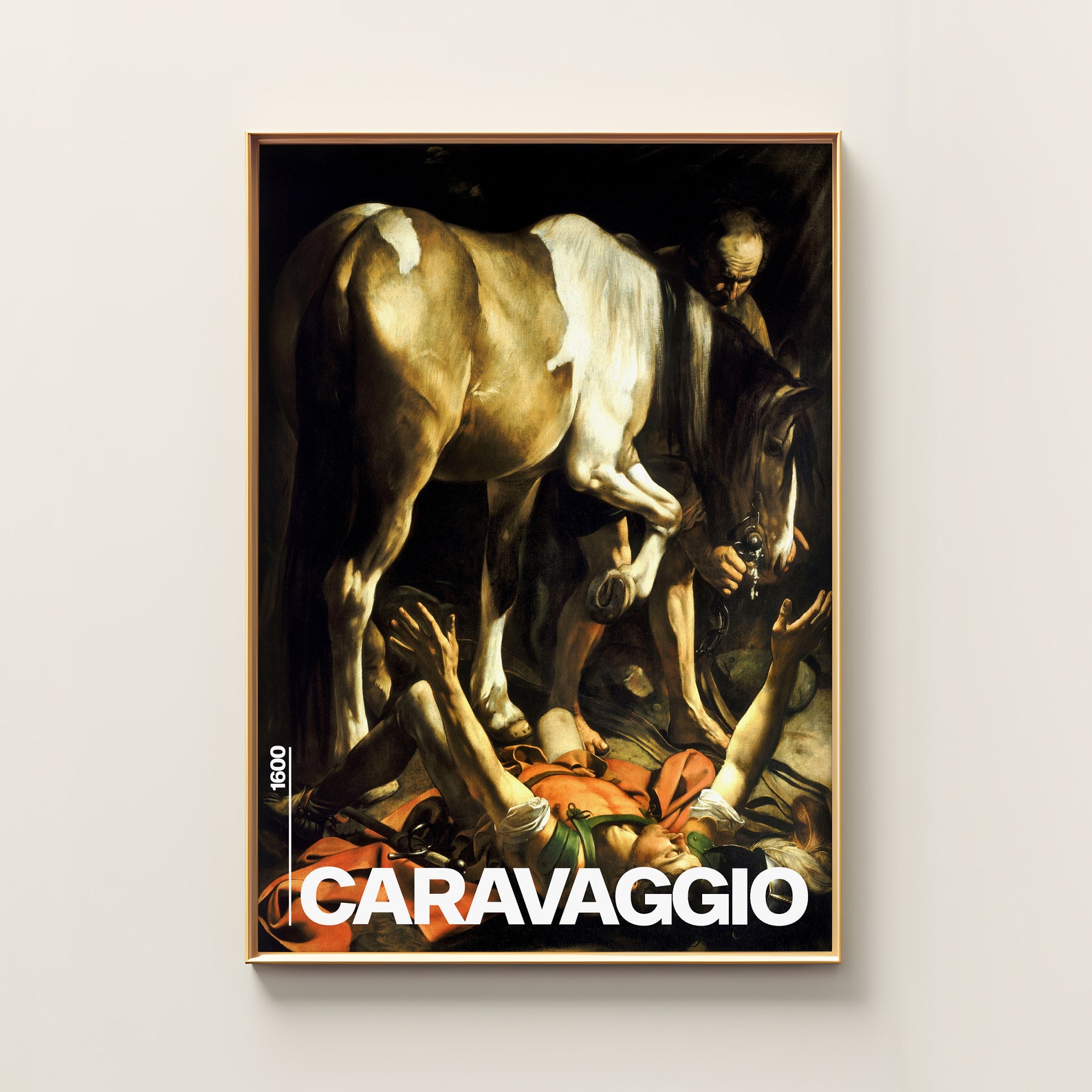 Baroque Art Print| Caravaggio | Renaissance Print | Exhibition Poster ...