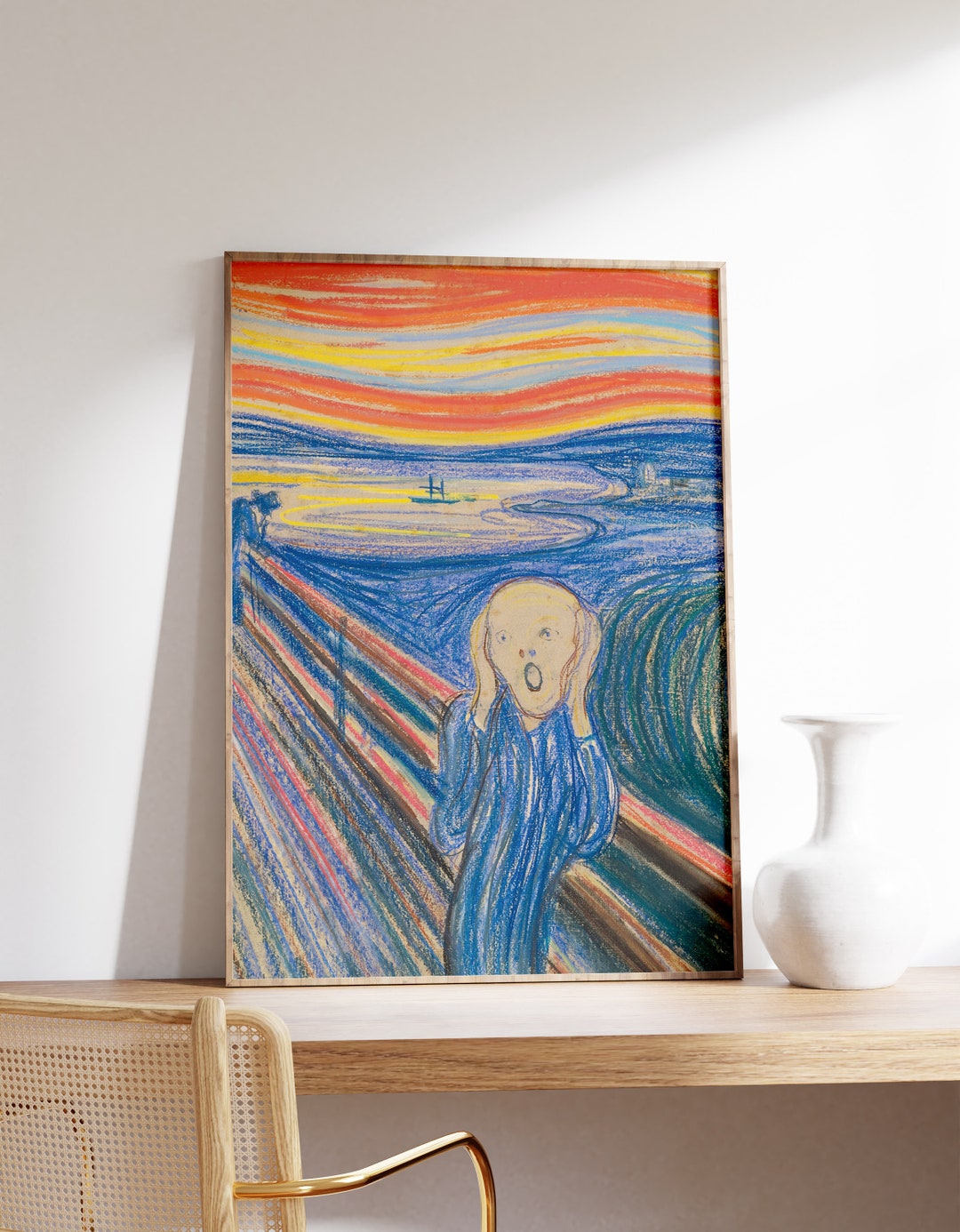 Edvard Munch Prints | the Scream (1895) | Vintage Painting | Munch Art ...