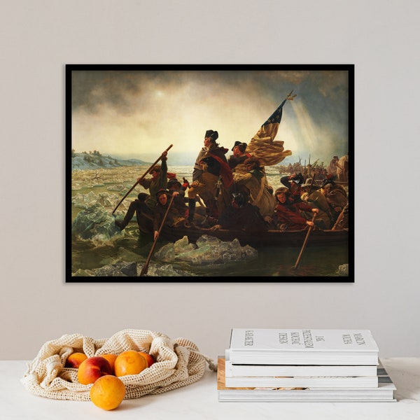 Washington Crossing Delaware Poster - Etsy