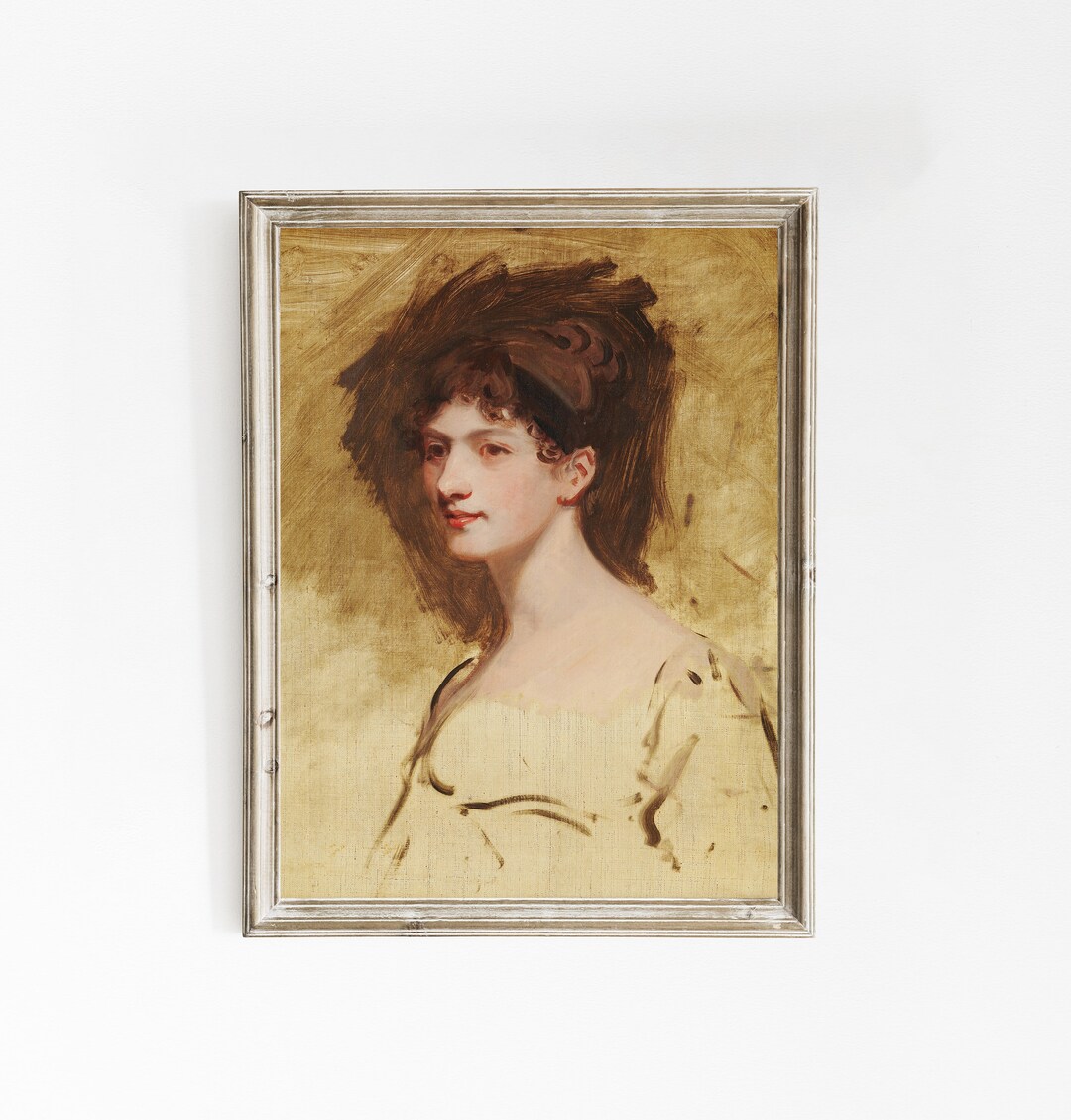 John Hoppner - Lady Hester King (1805) | Vintage Poster, Altered ...