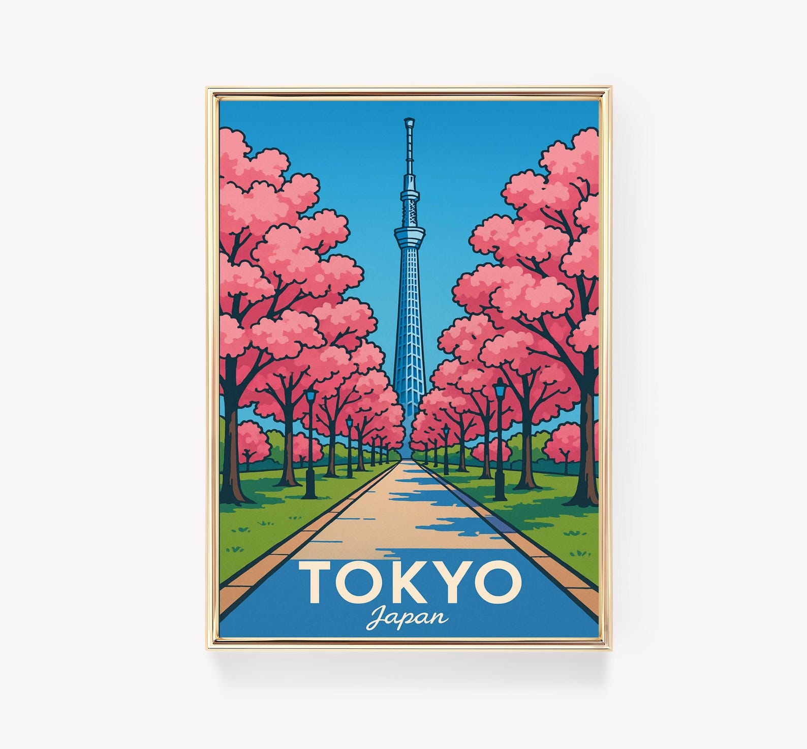 Tokyo Travel Poster, Japan Wall Art, Tokyo Print, Japan Decor, Tokyo ...