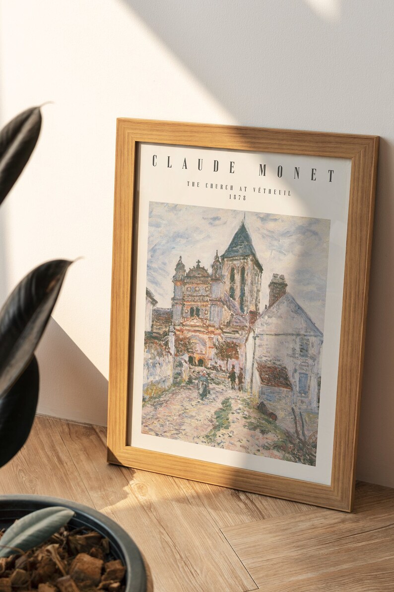 Claude Monet Painting | Cottagecore Wall Art | Light Academia Art ...