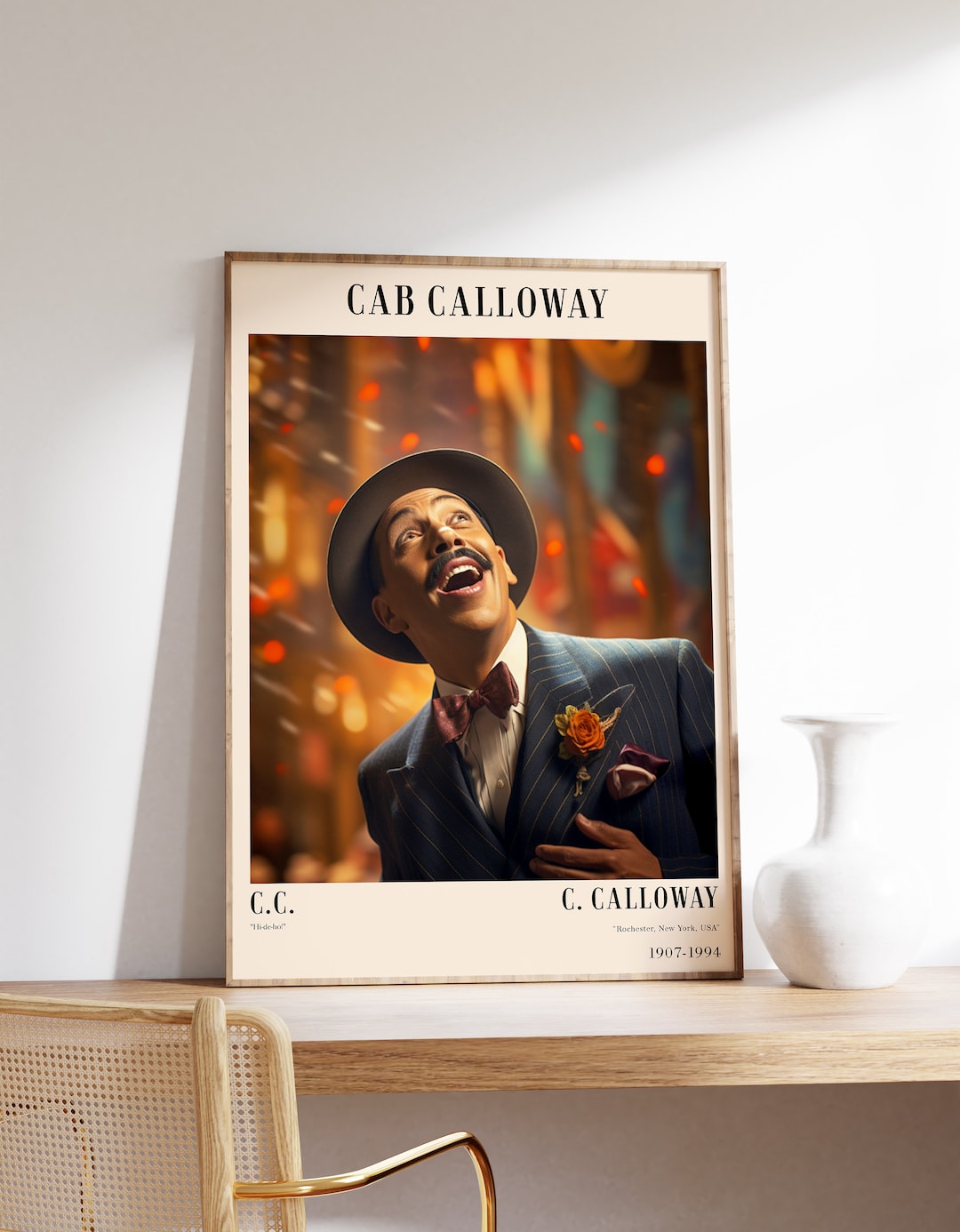 Cab Calloway Poster | Musical Print | Jazz Poster | Jazz Portrait ...