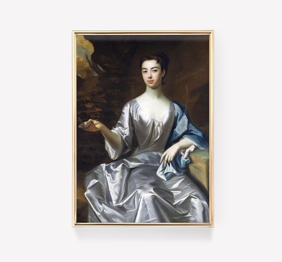 Godfrey Kneller Maria Taylor Byrd 1700 Vintage Poster - Etsy
