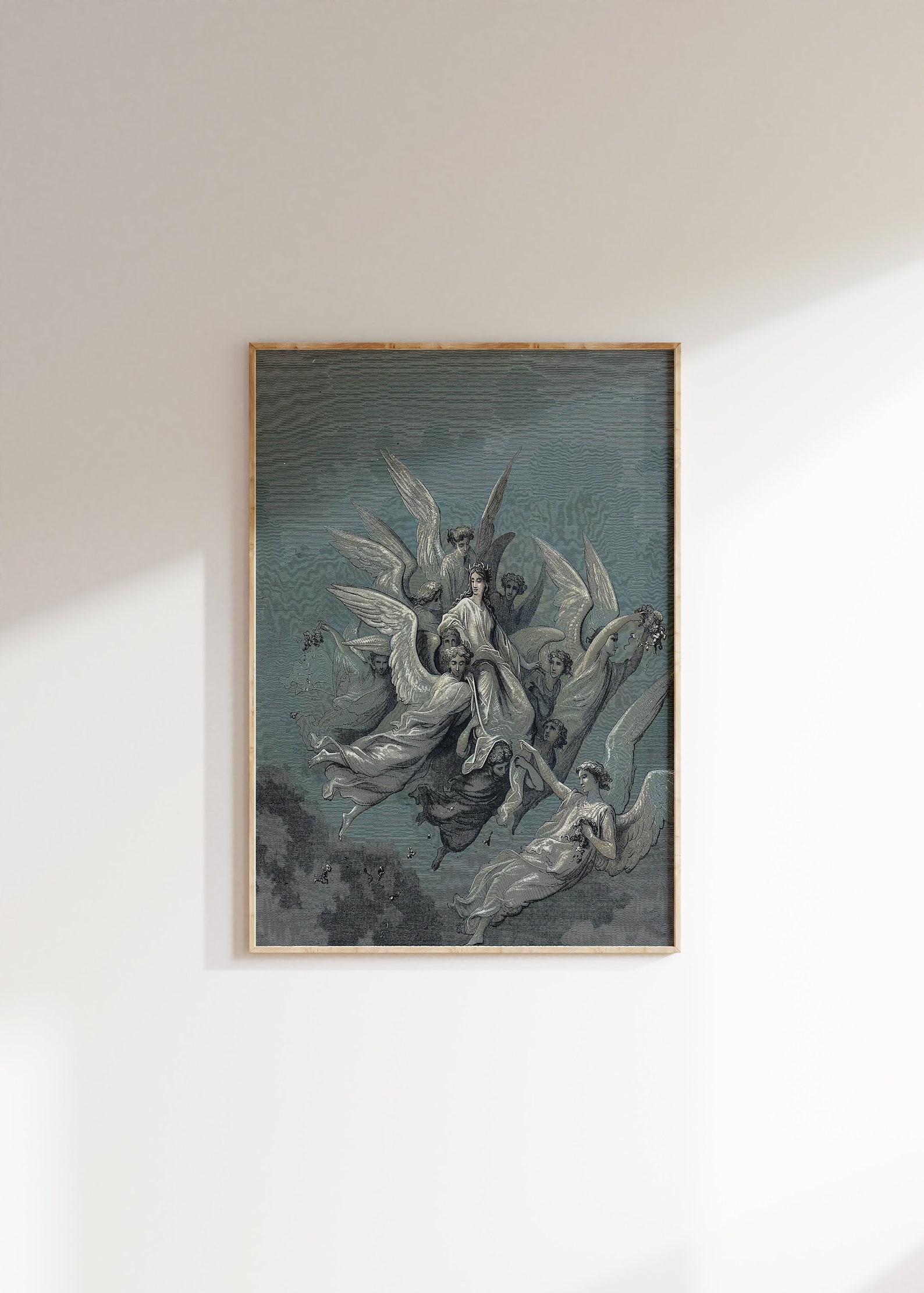 Purgatory Canto 30, Beatrice Among the Angels - Gustave Dore | Classic ...
