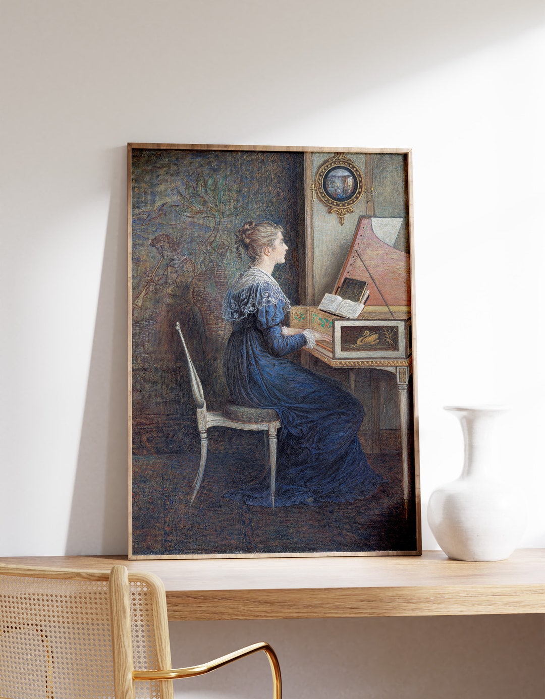 William John Hennessy - an Old Song (1874) | Vintage Poster | Framed ...