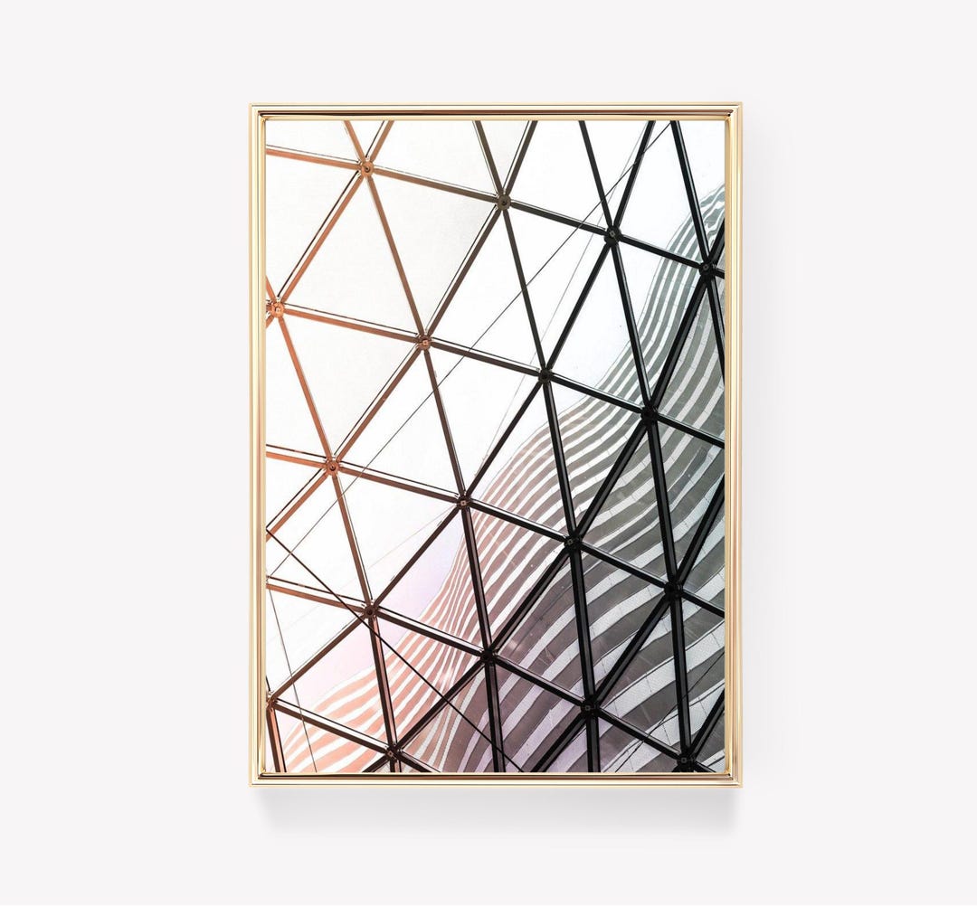 Geometric Dome Architecture | Modern Structure Print | Architectural ...
