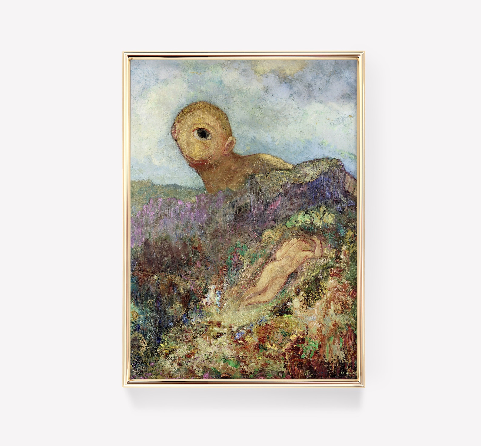 Odilon Redon the Cyclops 1914 Vintage Poster Antique - Etsy