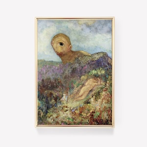 Odilon Redon - the Cyclops (1914) | Vintage Poster, Antique Painting ...