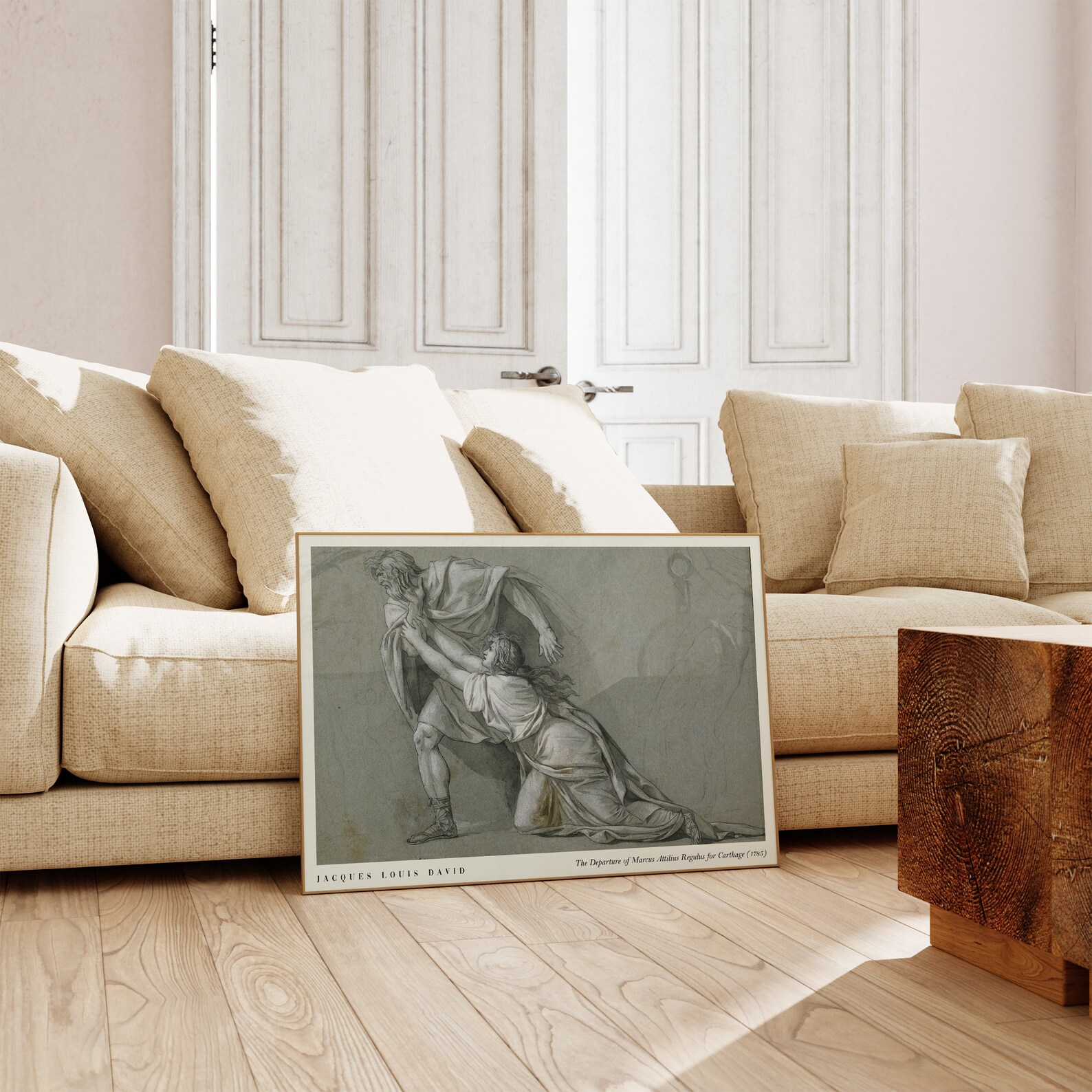 Jacques Louis David Art Print | the Departure of Marcus Attilius ...