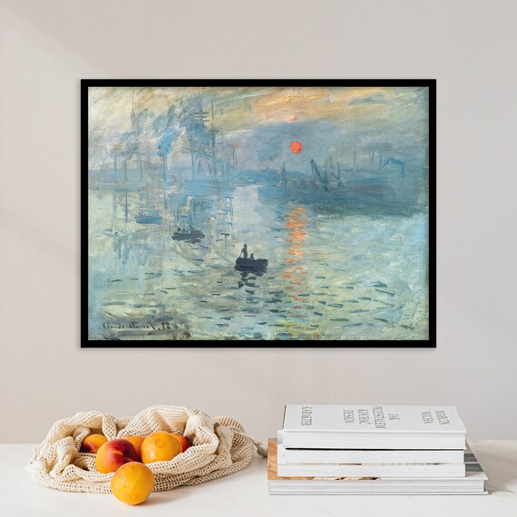 Claude Monet Impression Sunset Custom Impression Sunrise By Claude