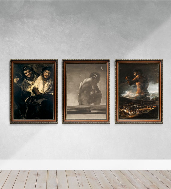Set of Three Francisco Goya Posters Vintage Classic Painting | Etsy