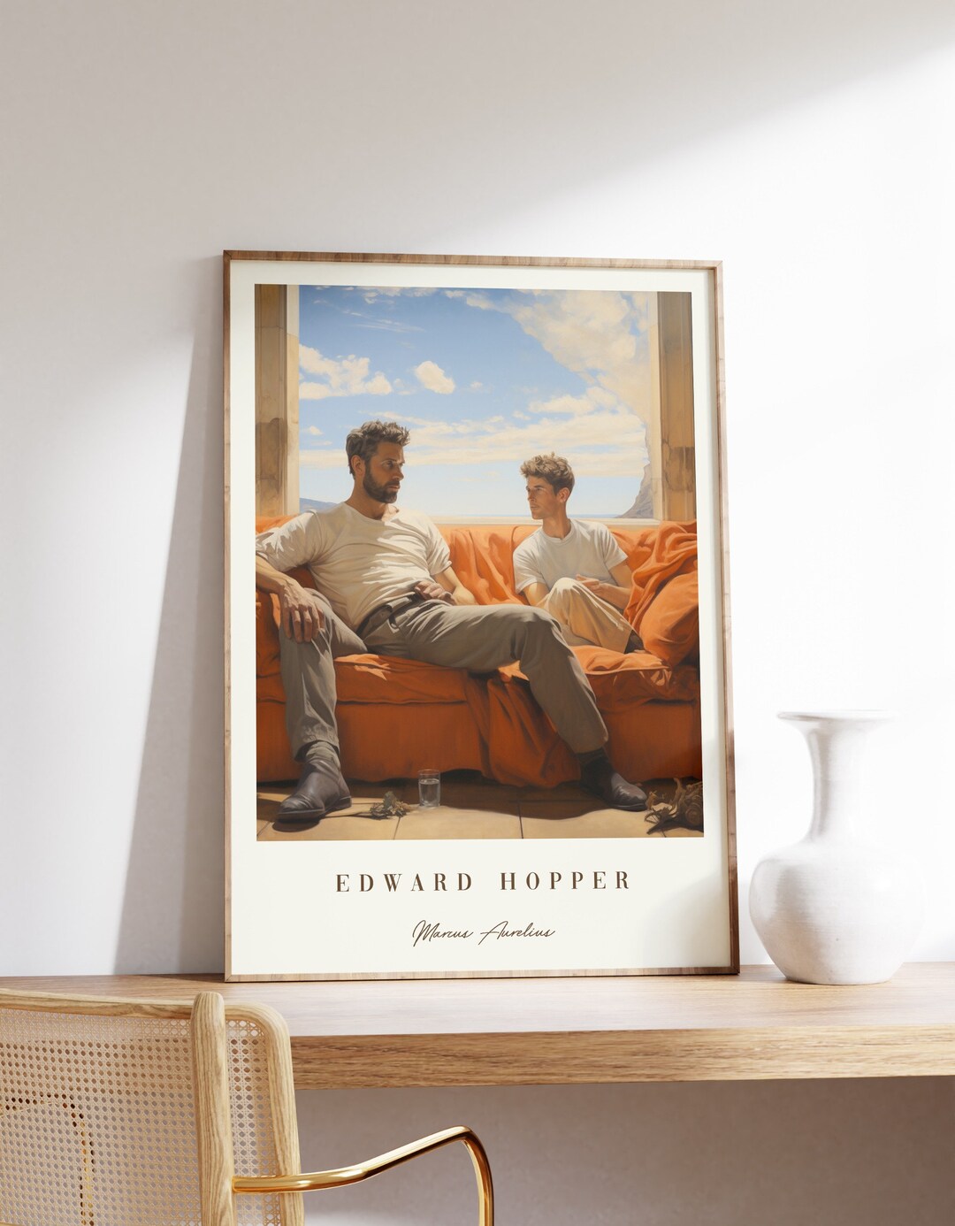 Marcus Aurelius Poster | Edward Hopper | Vintage Marcus Aurelius ...