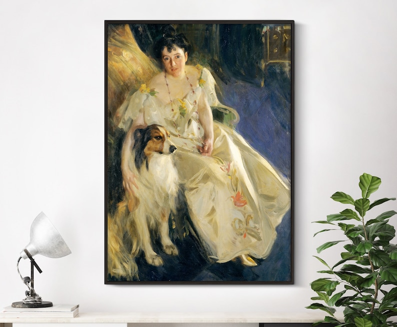 Anders Zorn Mrs. Walter Rathbone Bacon virginia Purdy - Etsy
