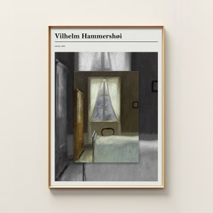 Vilhelm Hammershoi Art Print | Exhibition Print | Vilhelm Hammershoi ...