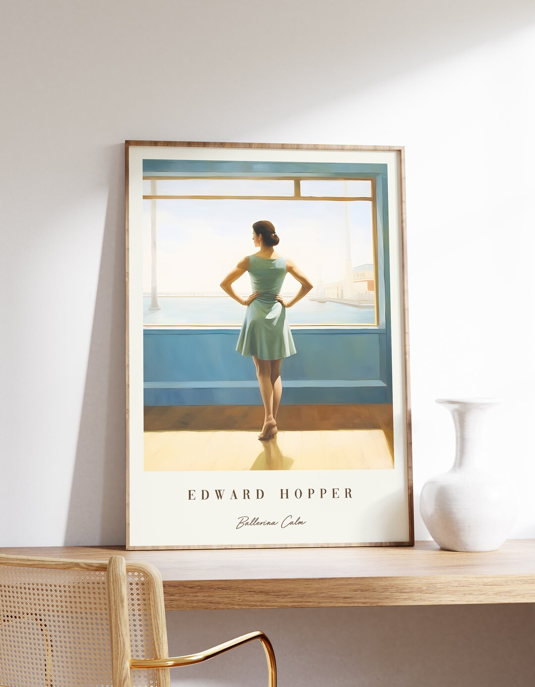 Edward Hopper Exhibition Poster | Exhibition Print | Mid Century Modern ...