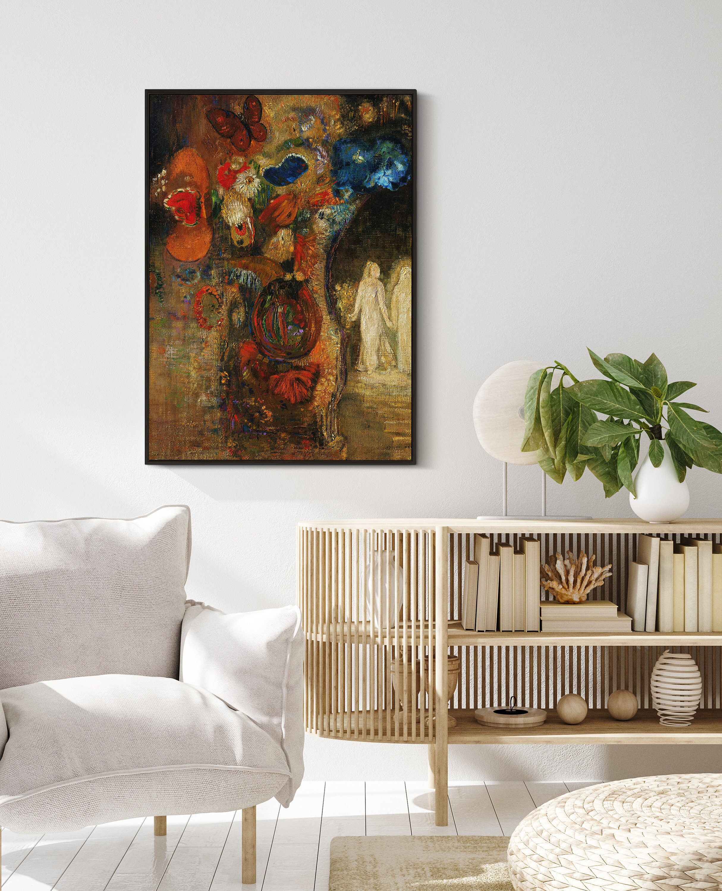 Odilon Redon Apparition 1905 Vintage Antique Farmhouse - Etsy