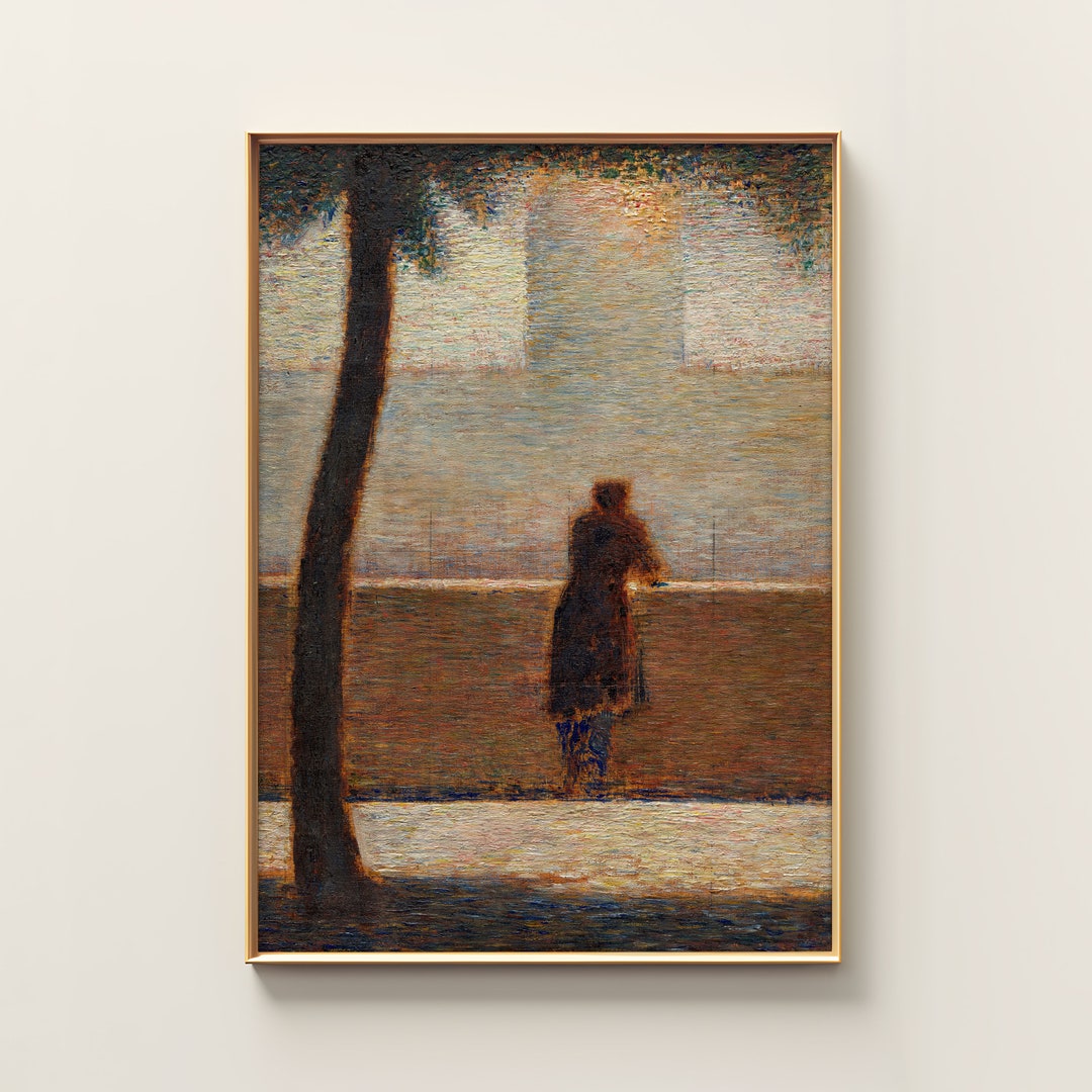 Depressed Wall Art | Victorian Male Figure | Antique Aesthetic Painting ...