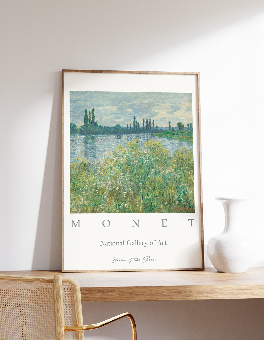 Claude Monet Art Print | Modern Farmhouse Art Print | Exhibition Poster ...