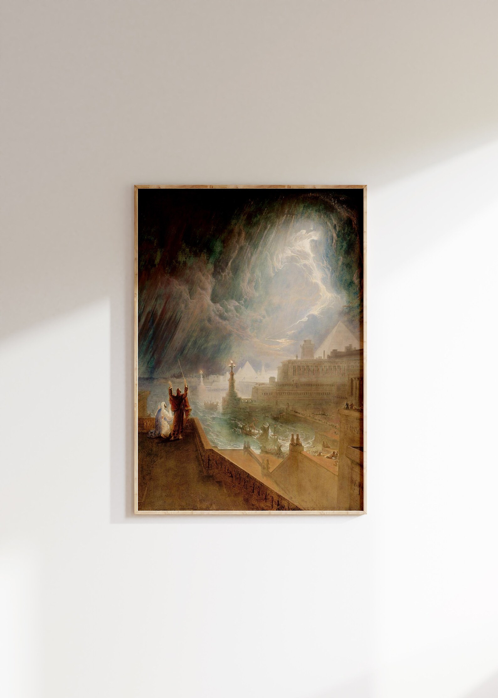 Seventh Plague of Egypt (1823) by John Martin | Historical Art Print ...